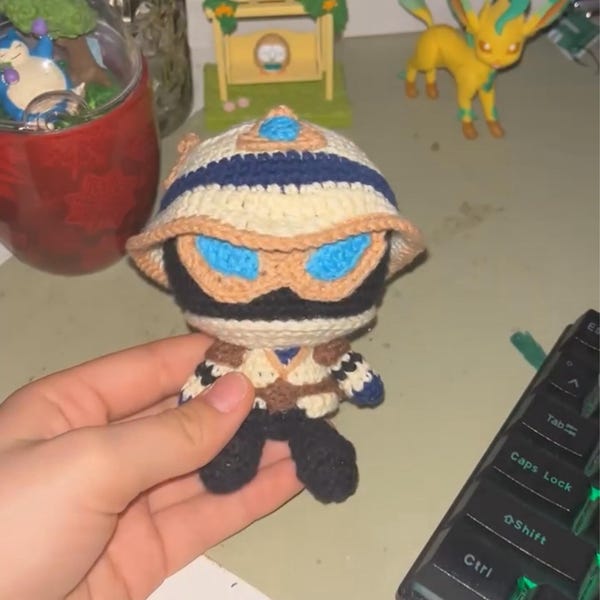 Valorant Cypher, Valorant Cypher Amigurumi Doll, Valorant Gift ...