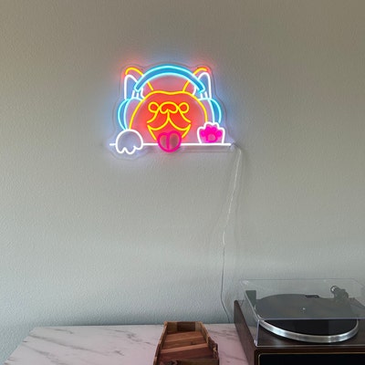 Bee Honeycomb Neon Sign, Honey Bee Led Sign, Honeycomb Bee Led Light ...