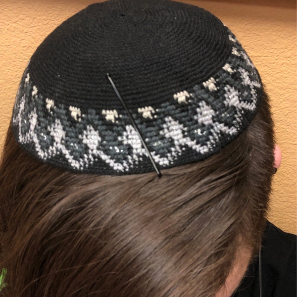 Kippaco Hand Knitted Yarmulke, Knitted Kippah Hat 15.2 Cm/6 Inc 114 ...