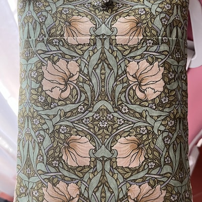 Blue Strawberry Thief Book Sleeve With Closure and Front - Etsy