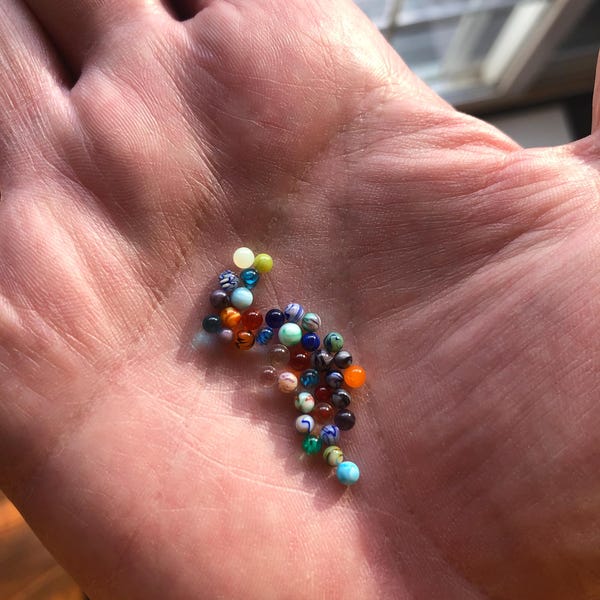 1000 Miniature Glass Marbles by Rebecca Hooper - Etsy