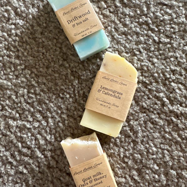 Handmade Soap, Mini Soap Bars, Sample Soaps, Small Soap Favors, Bridal ...