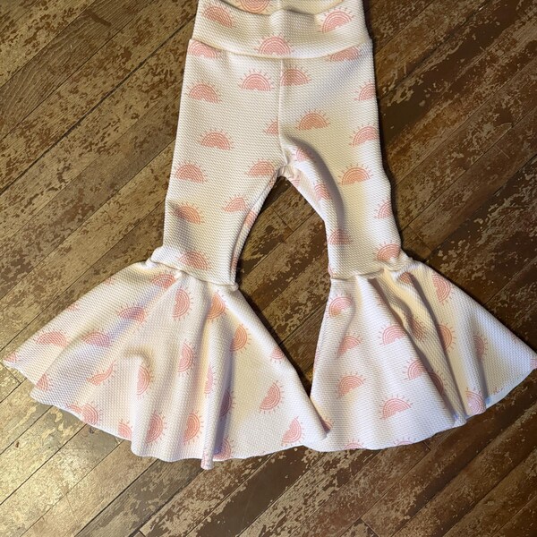 Flare Leggings Pattern, Flared Pants Pattern PDF, Girls Bell Bottom ...