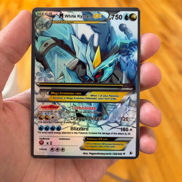 The Undefeatable Red Gx Pokemon Card - Etsy