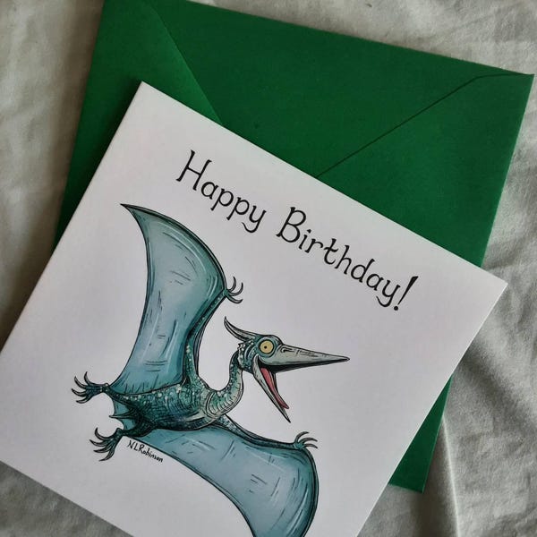 Monster Greeting Card, Monster Birthday Card, Gothic Children's ...