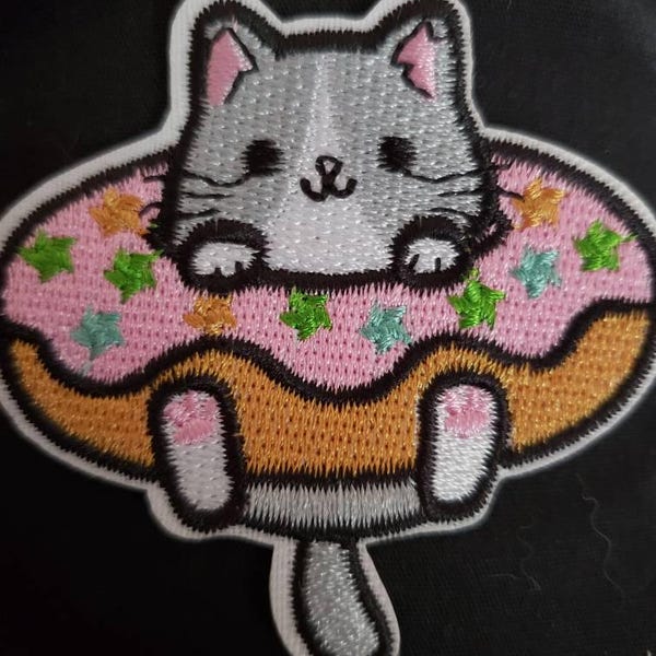 Pink Octopus With Bubble Helmet Iron on Patch, Embroidery Patch, Cute ...