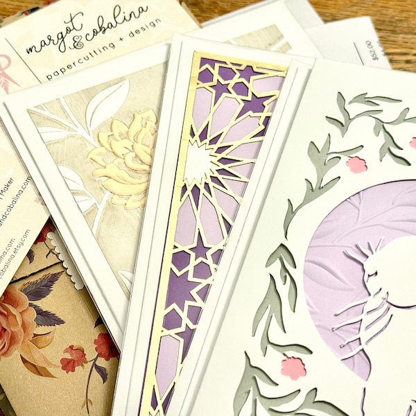 Papercut Cards | Embossed Cards | Greeting Cards | Mystery Bundle Pack ...