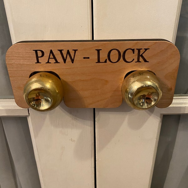 Paw-lock - to Keep Those Pesky Animals From Opening the Interior French ...