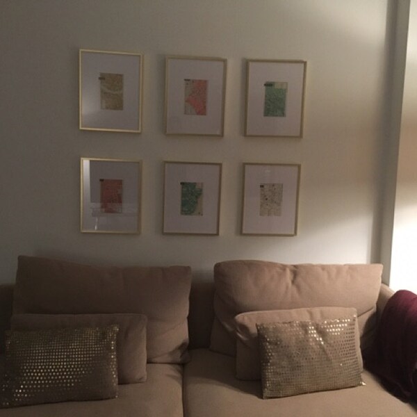 North America 1750, 1936 Vintage Map, American History Map, Colonial ...