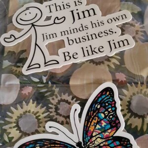 Funny Youre Never Alone Sticker Laptop Sticker Vinyl Die Cut Sticker ...