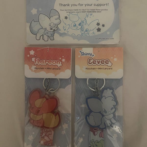 Chibi Eeveelution Diecut Stickers - Etsy