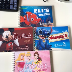 Personalised Moana Autograph Book Disneyland / Disney World | Etsy