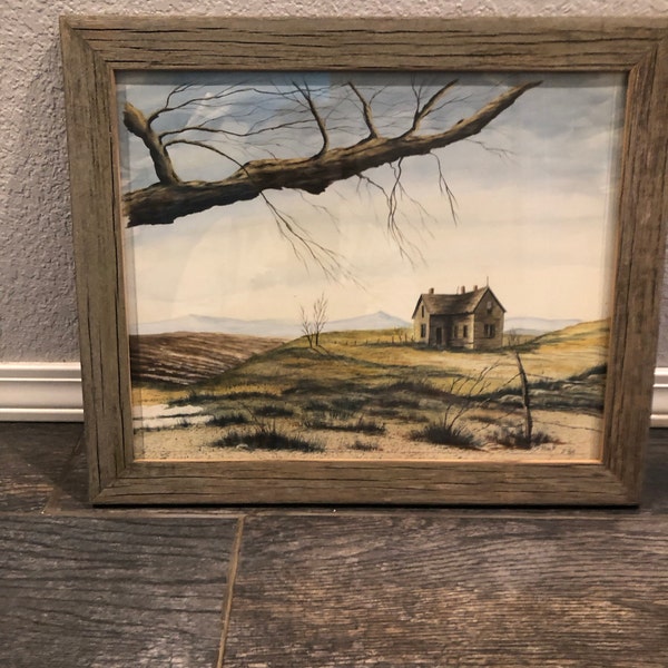 Barnwood Picture Frame - Homestead Narrow 1.5 Inch Flat Rustic ...
