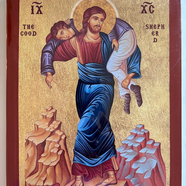 The Transfiguration of Christ Icon, Handmade Greek Orthodox Icon of ...