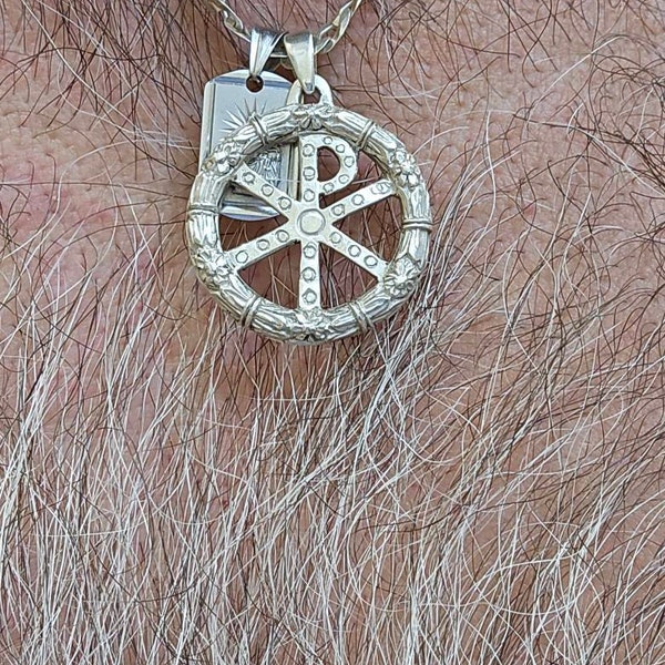 Red Star Sterling Silver Communist Crest Pendant Hammer and Sickle ...