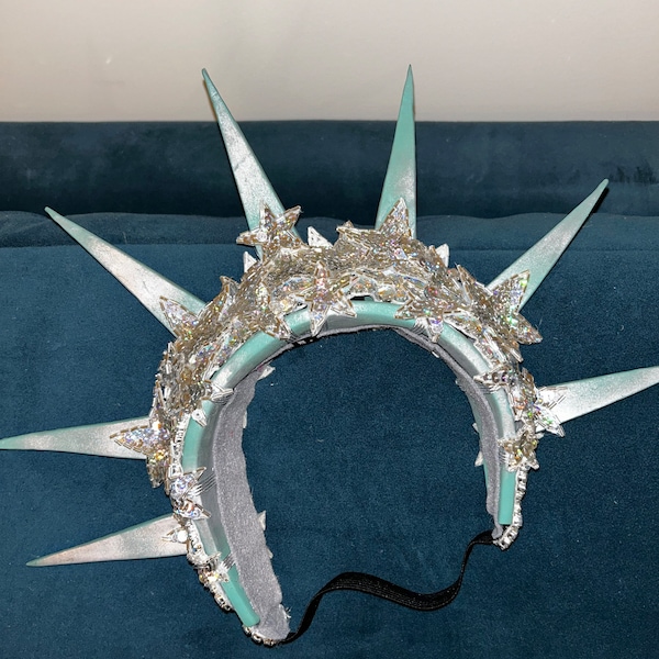 Silver Crown -silver Spike Crown -goddess - Etsy