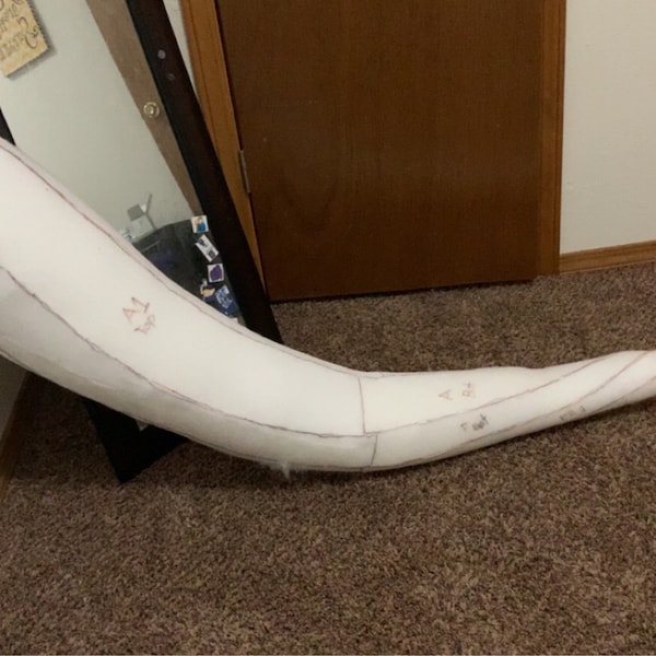 Hollow Foam Dragon Tail Pattern - Etsy