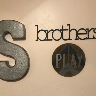 Brothers Wood Sign, Sibling Shared Room Sign, Big Brother Sign, Toddler ...