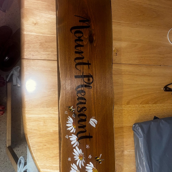 Custom Made Cottage House Name/house Number Wooden Plaques and Signs ...