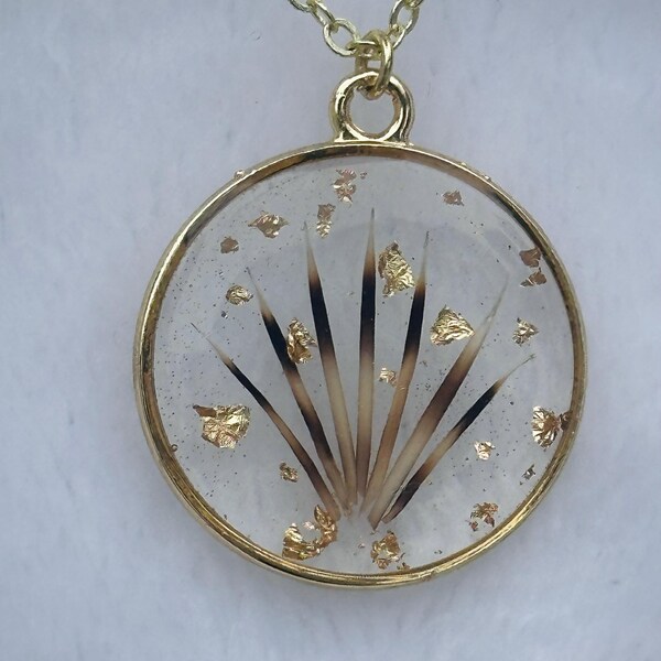 Custom Hedgehog Quill Keepsake (made to Order) Resin Necklaces for ...