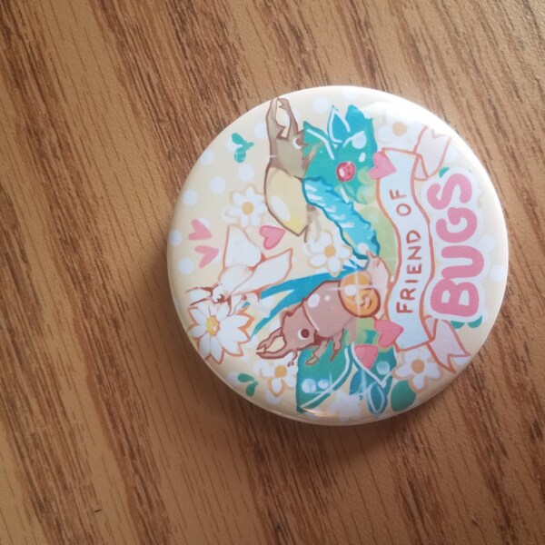 Bug Lovers Buttons | Friend of Bugs | Lovebug - Etsy