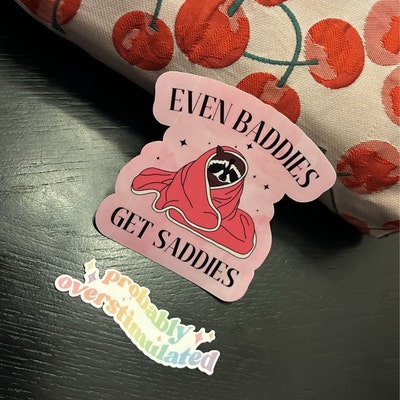 Probably Overstimulated Waterproof Retro Sticker - Etsy