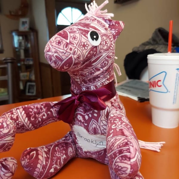 Memory Horse/pony/stuffed Animal/custom Made/from Shirt/in Memory Of ...