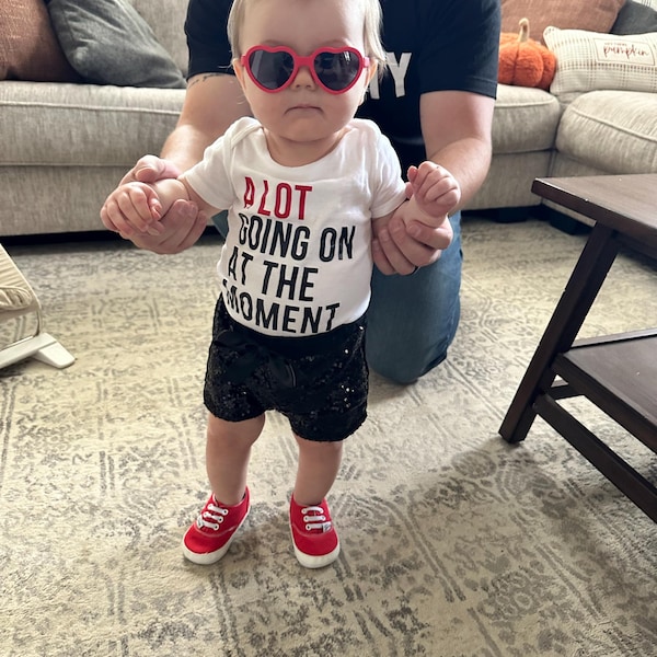 Baby Girl Cutest Football Fan Outfut ,game Day Outfit , Red and Black ...