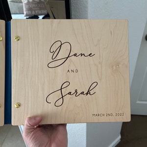 Oak Tree Wedding Guest Book Wood Guest Book Guest Book | Etsy