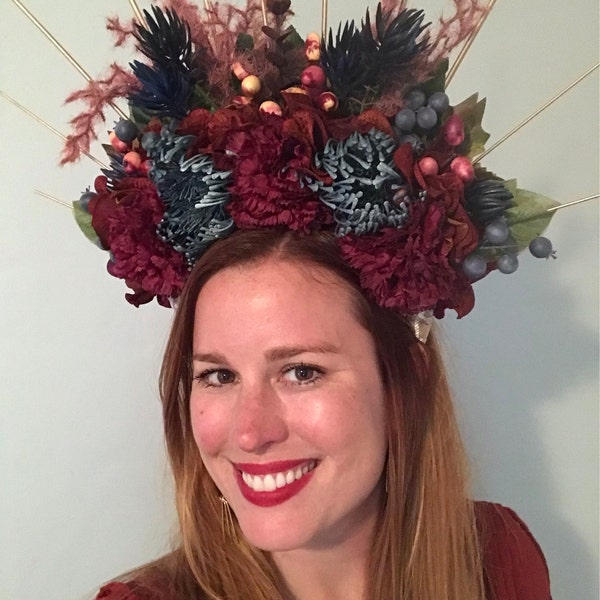 Halo Crown / Flower Crown / Greek Goddess / Fairy Crown / Fantasy ...