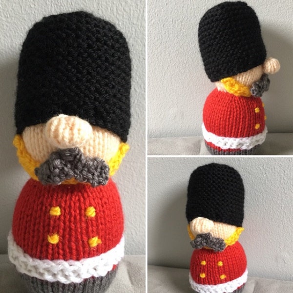 Sergeant Major Busby Toy Soldier Knitting Patterns - Etsy