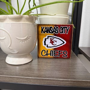 KC Chiefs Wood Block Set 22”x9”x1.5”shelf Sitter Block Sign/football ...