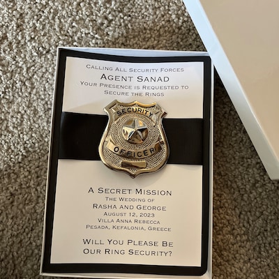 Will You Be My Ring Security / Ring Bearer Invitation - Etsy