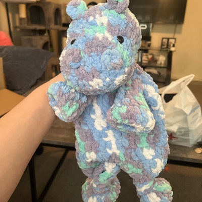 Chuflippo the Chunky Floppy Hippo Amigurumi Crochet Pattern - Etsy