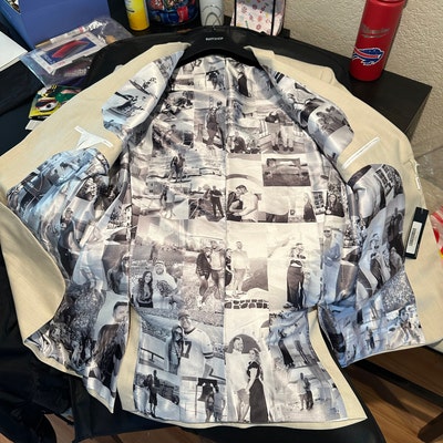Personalized Fabric, Photos for Suit Jacket Lining, Fabric Only - Etsy