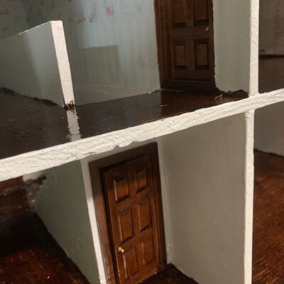 1/6 Scale 6 Panel Wooden Door for Dollhouse, DIY Accessory, Miniature 1 ...