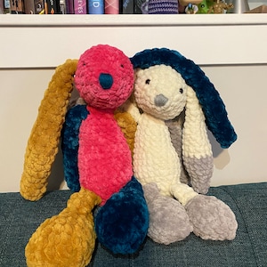 CROCHET PATTERN: Classic Stuffed Floppy Bunny - Etsy