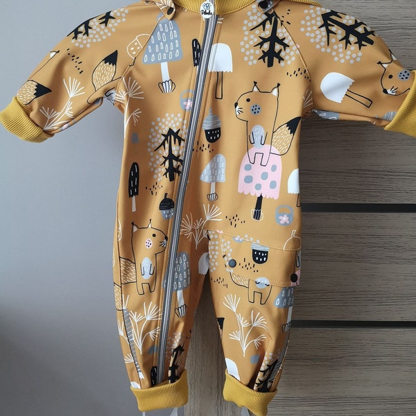 Kids Outdoor Overall/softshell Overall/outdoor Jumpsuit/waterproof ...