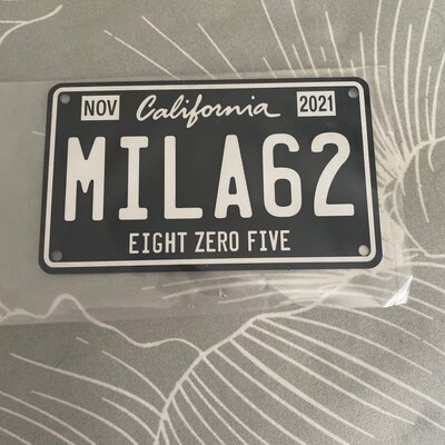 Custom Mini License Plate, Personalized for Your: Bike, Trike, Wagon ...