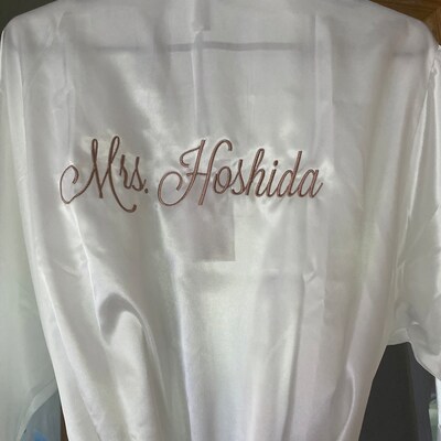Mother of the Bride Robe, Mother of the Bride Satin Robe Gift, Satin ...