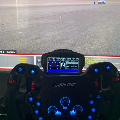 Sim Racing Dashboard Touchscreen Display Leds RPM Simhub, PSR GT 5.0 ...