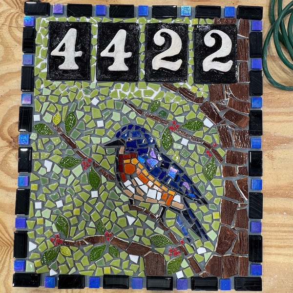 Tile Address Numbers. Handmade and Hand-glazed. Weatherproof, Fadeproof ...