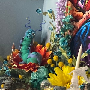 Caterpillar Absolem Alice in Wonderland-ooak Tim Burton Lewis Carrol - Etsy