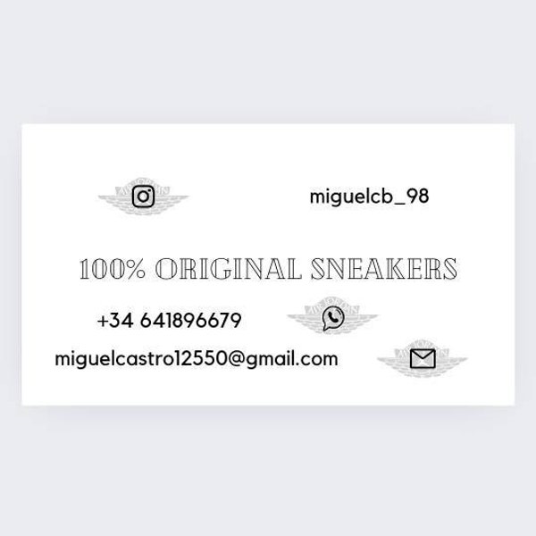 Air Jordan Sneaker Business Card: Shoe Seller Customizable Template ...