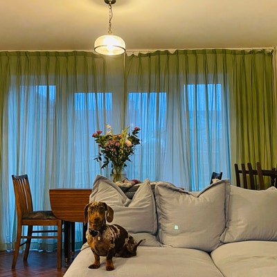 Cotton Muslin Blind Flat Curtain Egyptian Cotton Max Length - Etsy