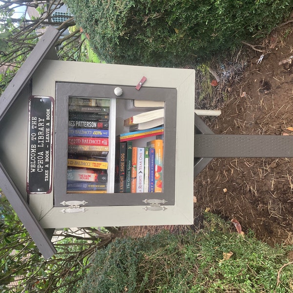 Custom Text Library Sign - Personalized Reading Community Share Library ...