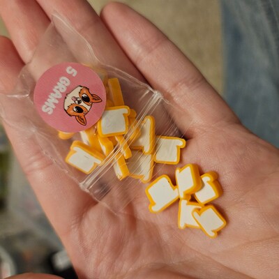 Cow Fimo Slices Polymer Clay Embellishments for Slime, Nails, or Resin ...