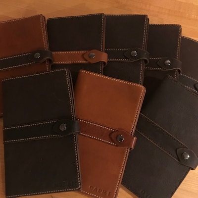 Portage Reporter Notebook Leather Cover for Lefties Too - Etsy