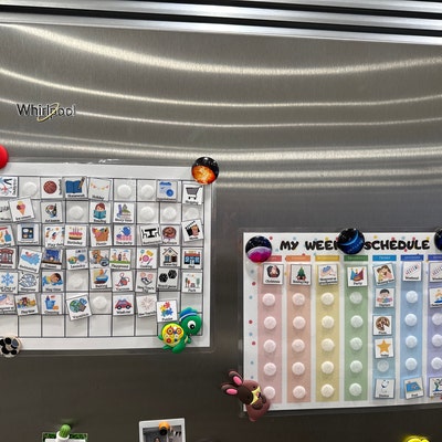 Kids Weekly Planner, Custom Weekly Kids Calendar, Visual Schedule for ...