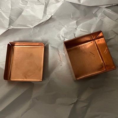 Solid Copper Box and Lid, Custom Stamping. Handmade. Wedding ...